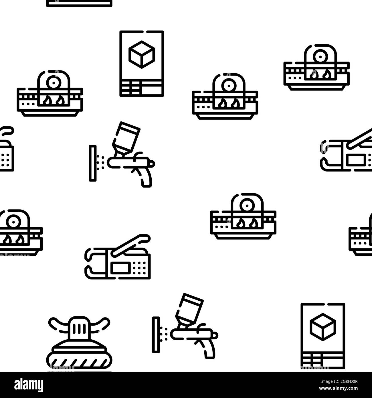 Metal stamping icons hi-res stock photography and images - Alamy