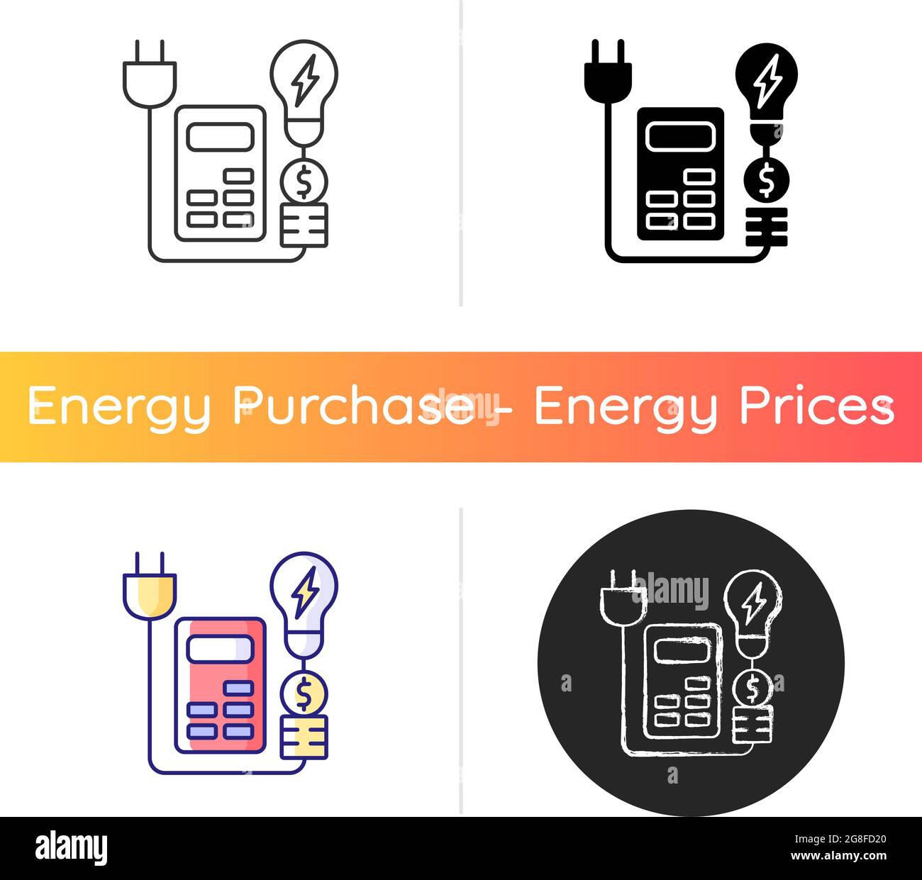 Energy cost reduction Stock Vector Images - Alamy