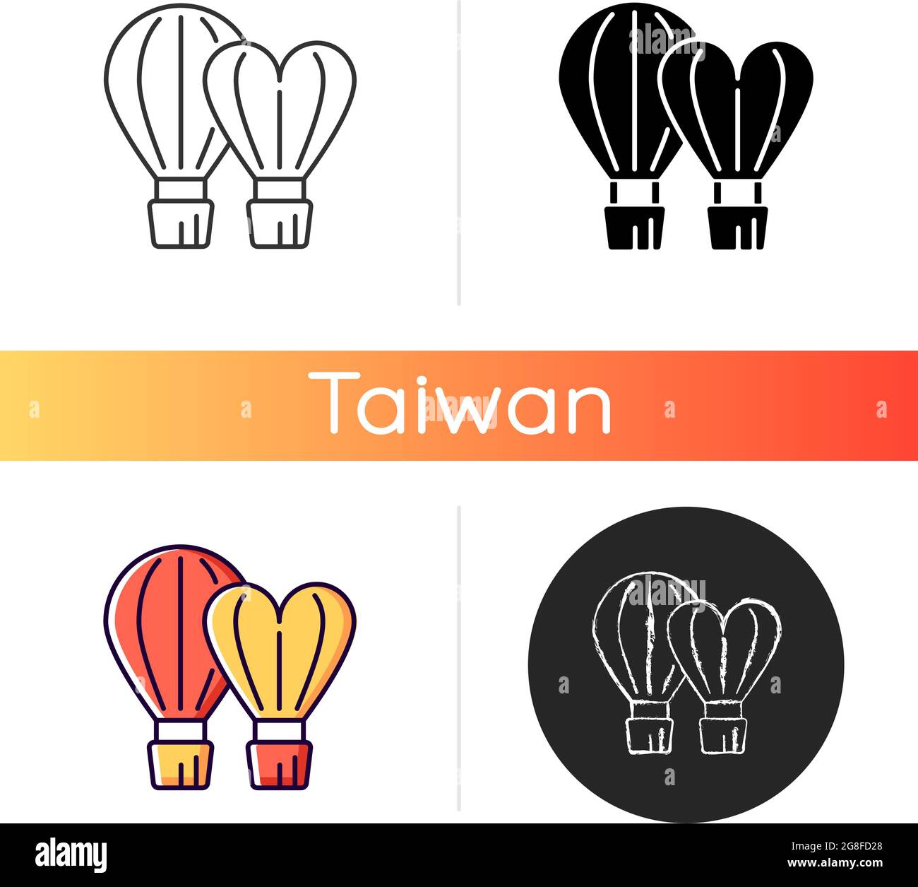 Taiwan International balloon festival icon Stock Vector Image & Art - Alamy