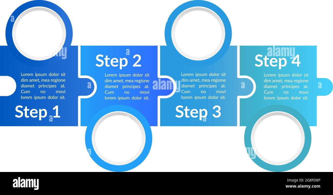 Blue advertising vector infographic template Stock Vector Image & Art ...