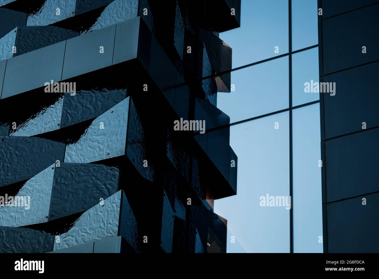 financial center. element of modern architecture. business building ...