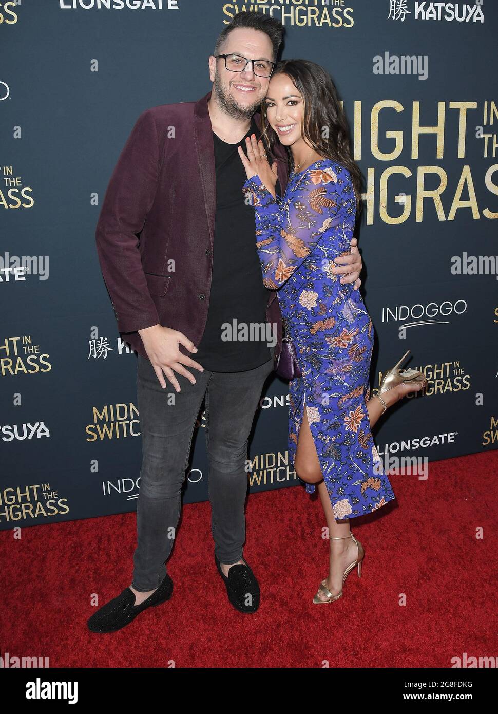 (L-R) Alex Menache and Kristen Doute at the MIDNIGHT IN THE SWITCHGRASS ...