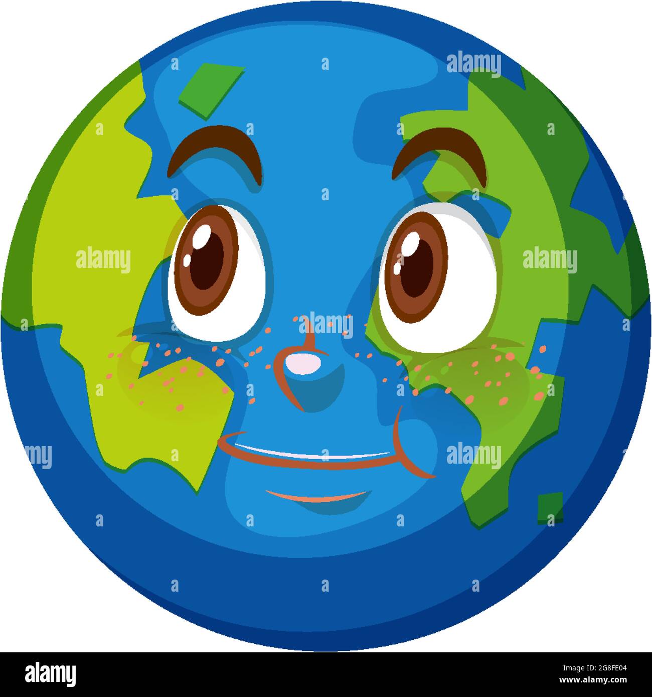 Smiling Earth Clipart