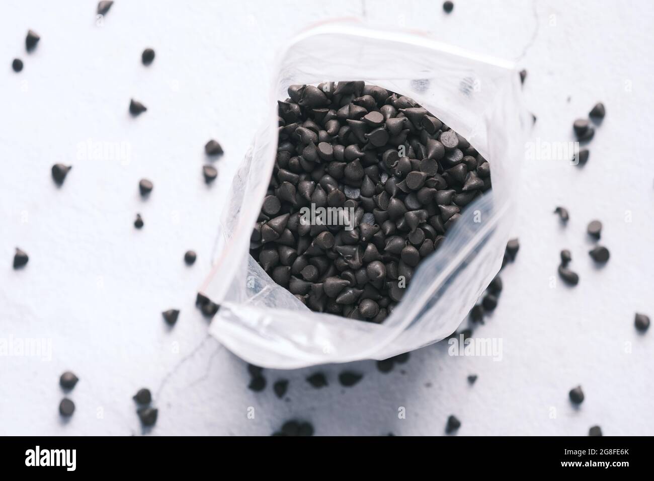 Packet milk chocolate chips hi-res stock photography and images - Alamy
