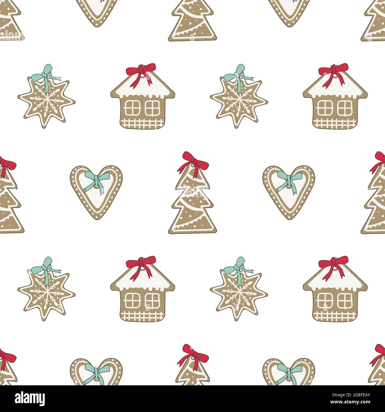 Gingerbread houses illustration hi-res stock photography and images - Alamy