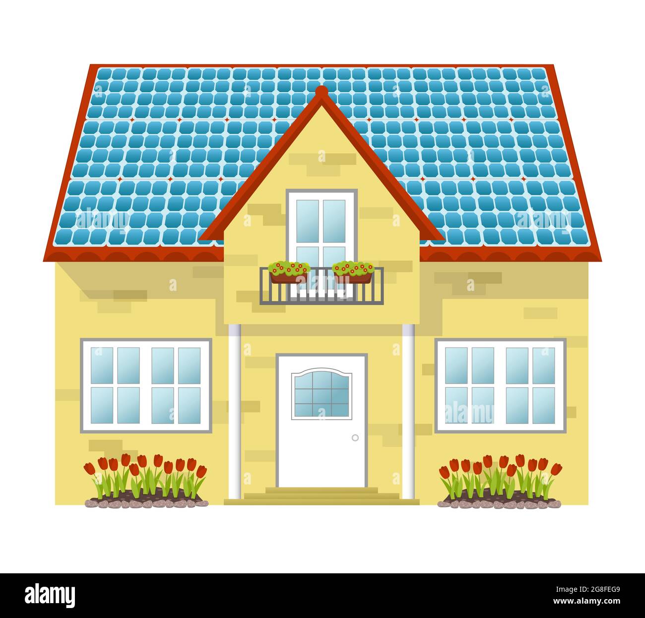 Photovoltaic panels solar farm Cut Out Stock Images & Pictures - Alamy