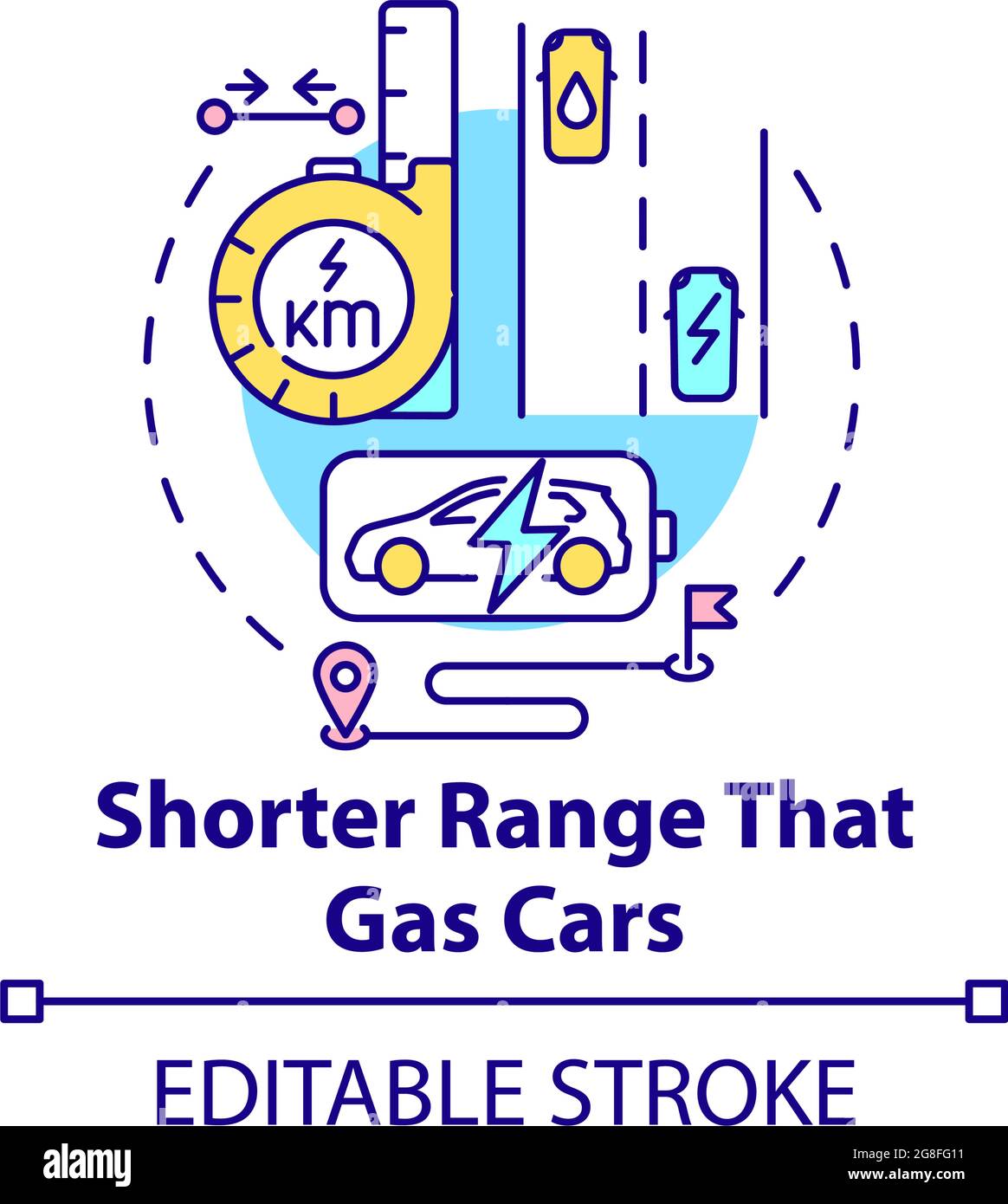 Short range electric vehicle Stock Vector Images - Alamy