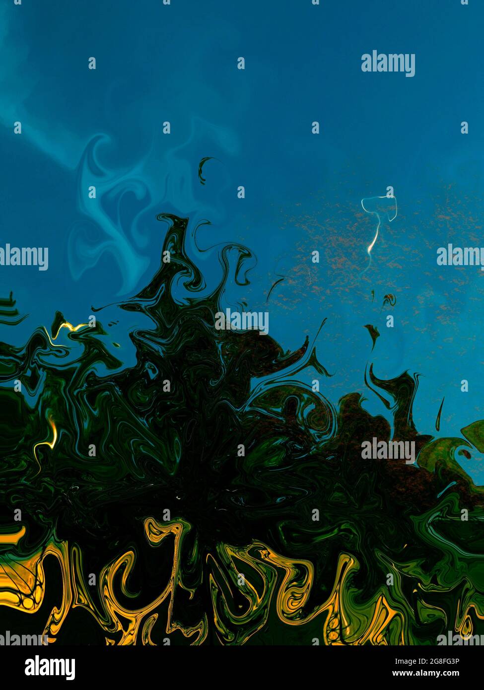 Dreamy Shadows, Abstract Digital Marbling Art Background Stock Photo ...