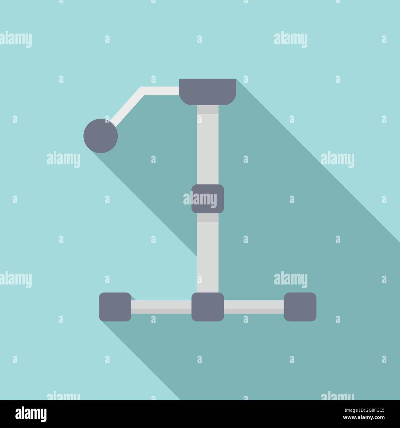 Camera stabilizer icon flat vector. Video gimbal. Photo studio ...