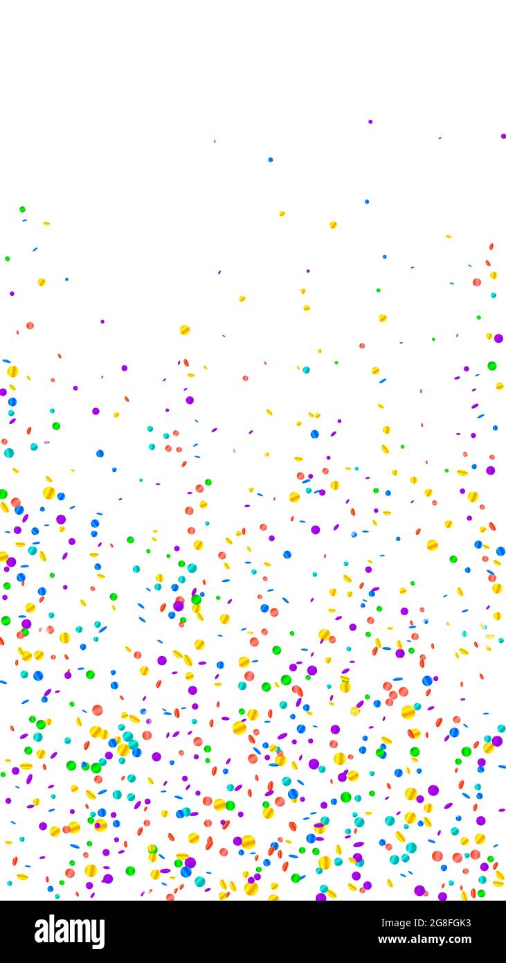 Festive posh confetti. Celebration stars. Bright confetti on white ...