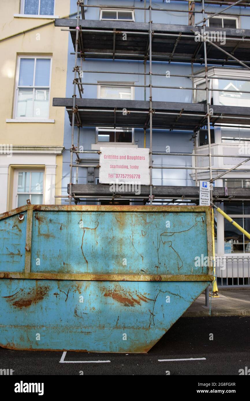 Family scaffolding firm 'and daughters' Tenby, Pembrokeshire, South ...