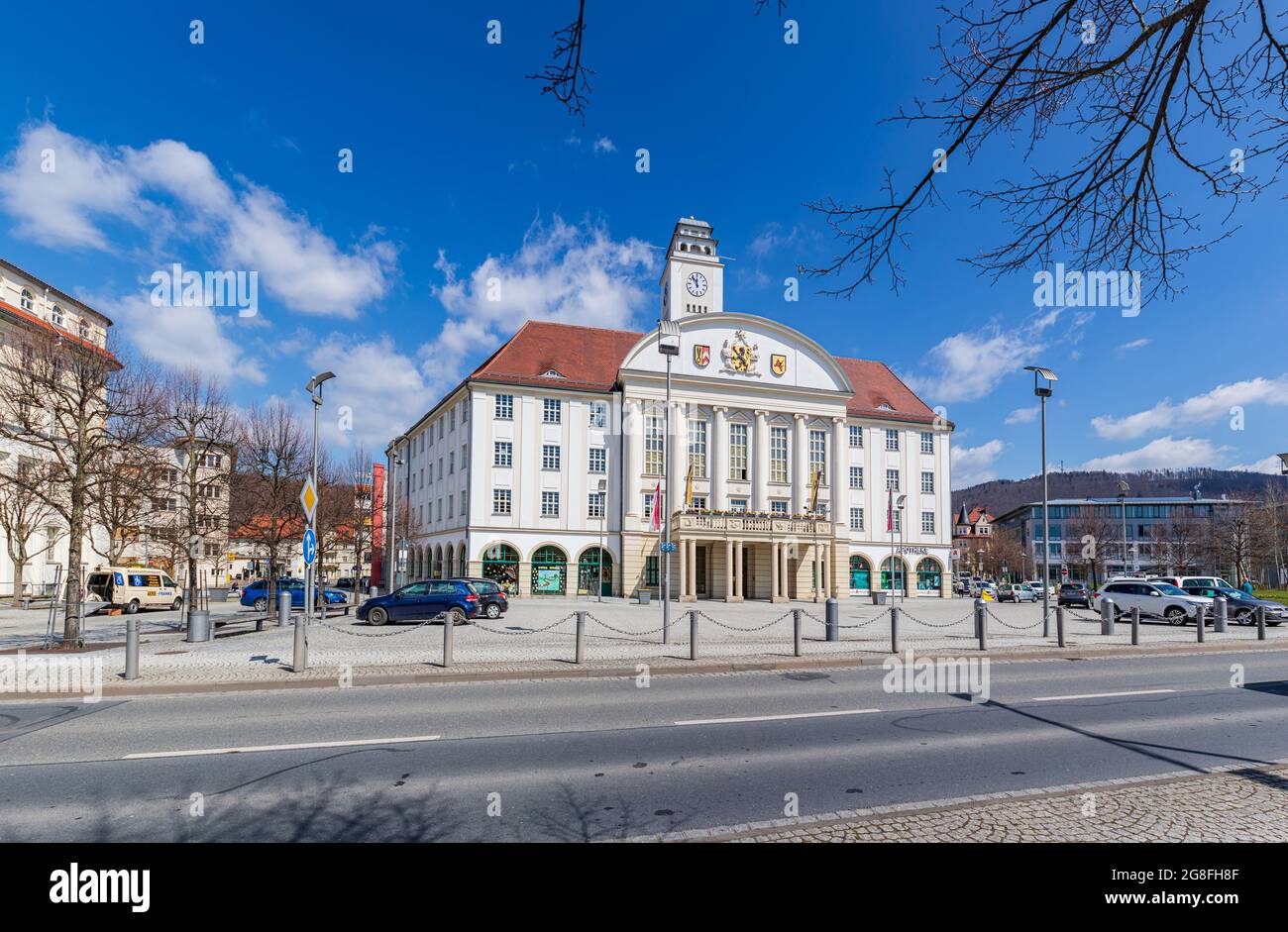SONNEBERG, GERMANY - CIRCA APRIL, 2021: Townhall of Sonneberg ...