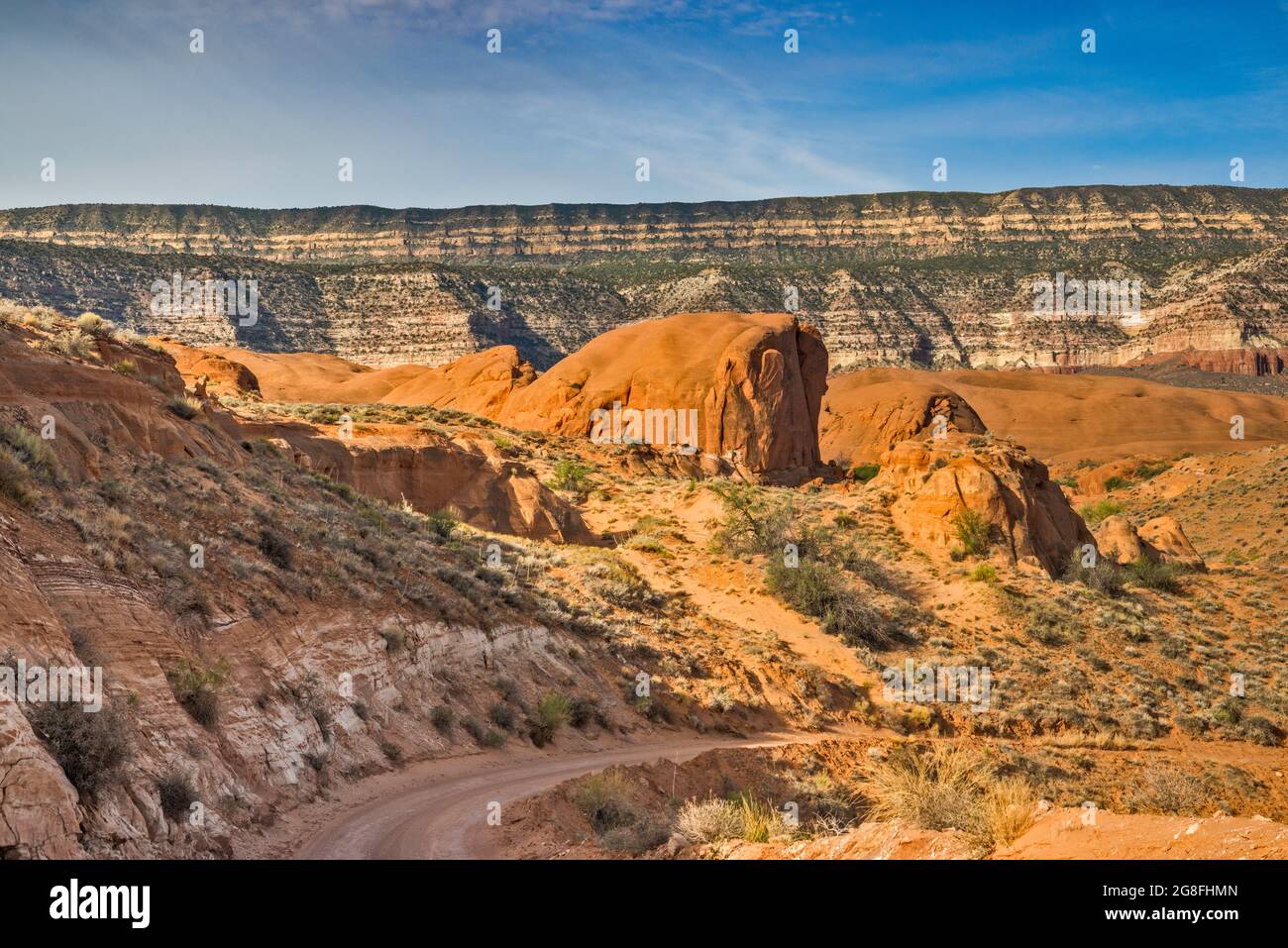 Slickrock formations at Sooner Wash, Straight Cliffs in dist, Hole In ...