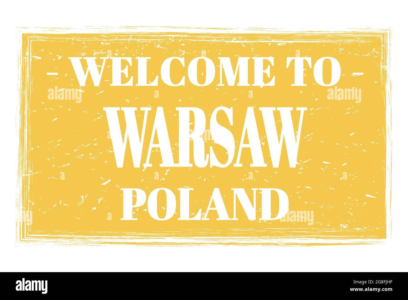 Warsaw poland words written hi-res stock photography and images - Alamy