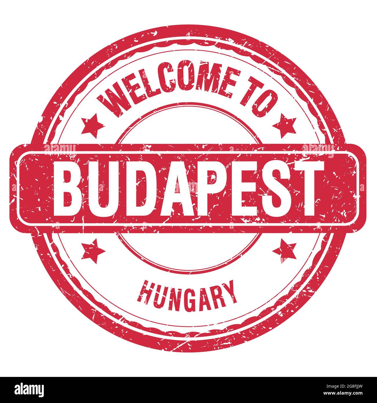 Welcome budapest stamp hi-res stock photography and images - Alamy