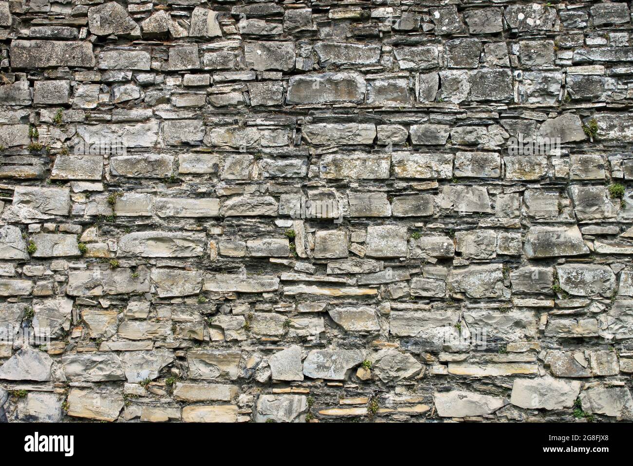 Stone work on the medieval castle at Trim in Ireland Stock Photo - Alamy