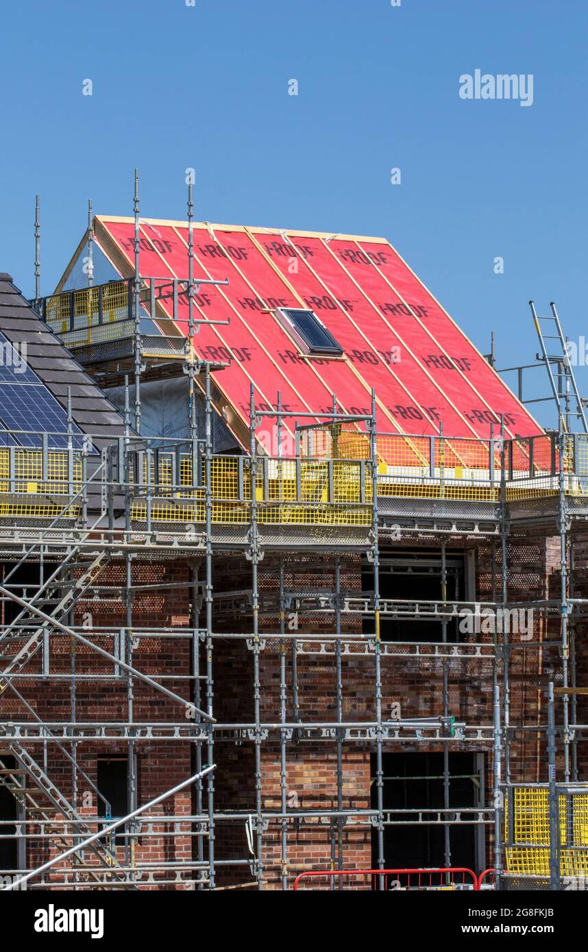 Keepmoat homes property developers; Stages of construction at ...