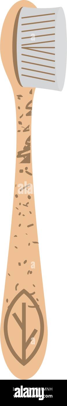 ecology wood toothbrush Stock Vector Image & Art - Alamy