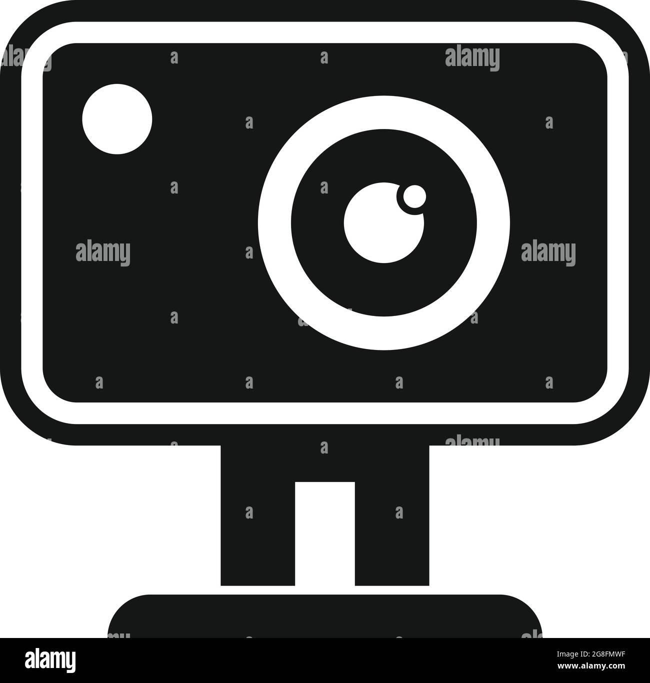 Action camera icon simple vector. Movie camcorder. Digital action ...