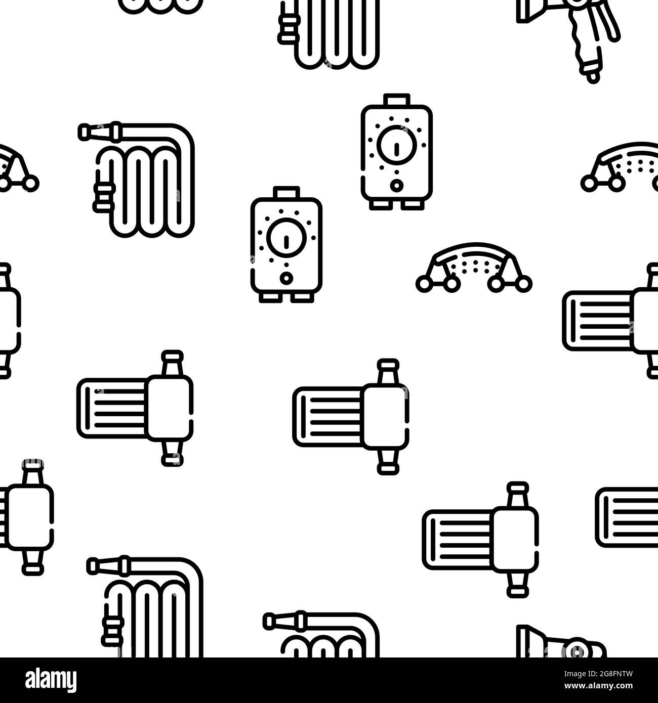 Irrigation System Vector Seamless Pattern Stock Vector Image & Art - Alamy