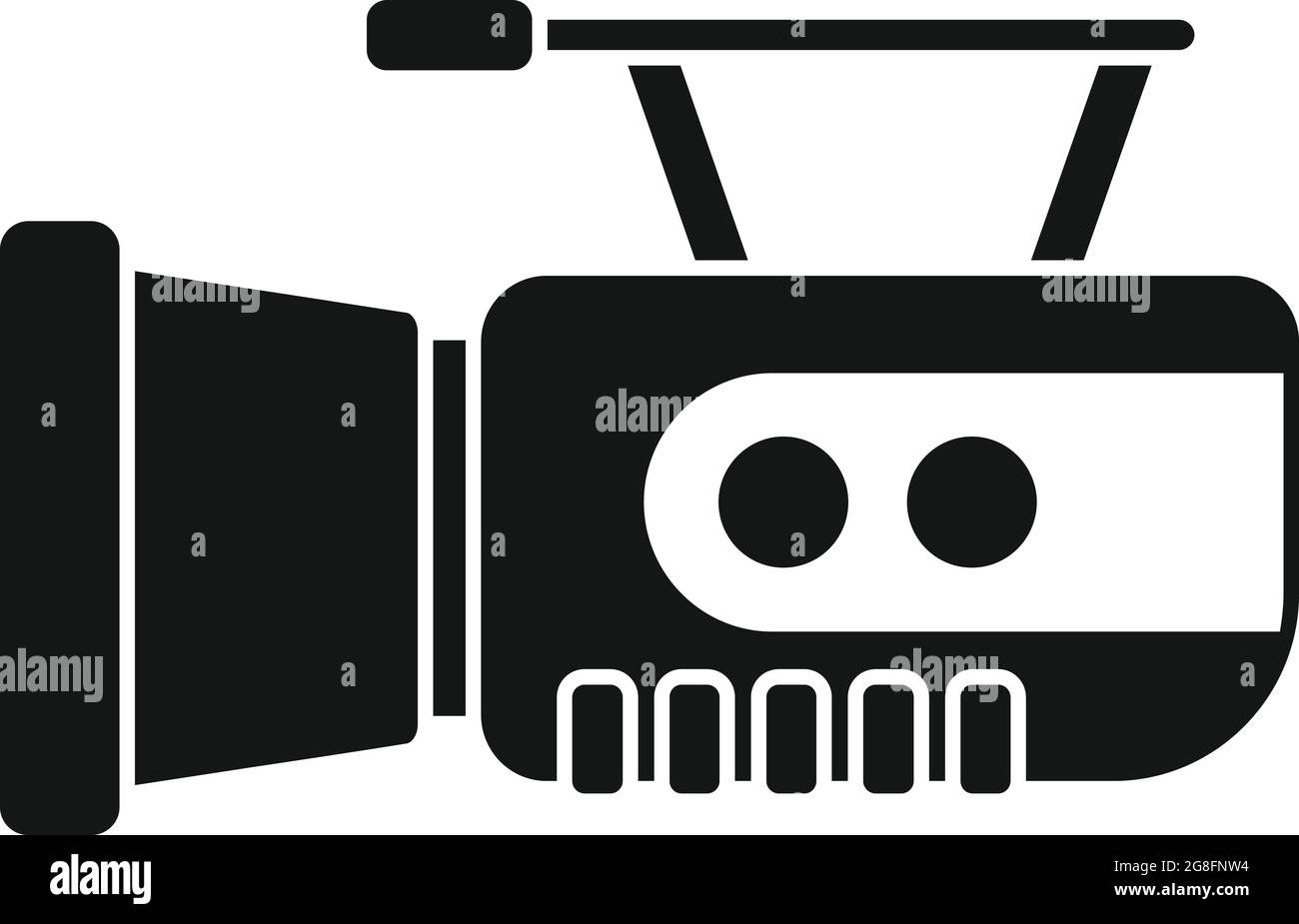 Video maker vector vectors Black and White Stock Photos & Images - Alamy