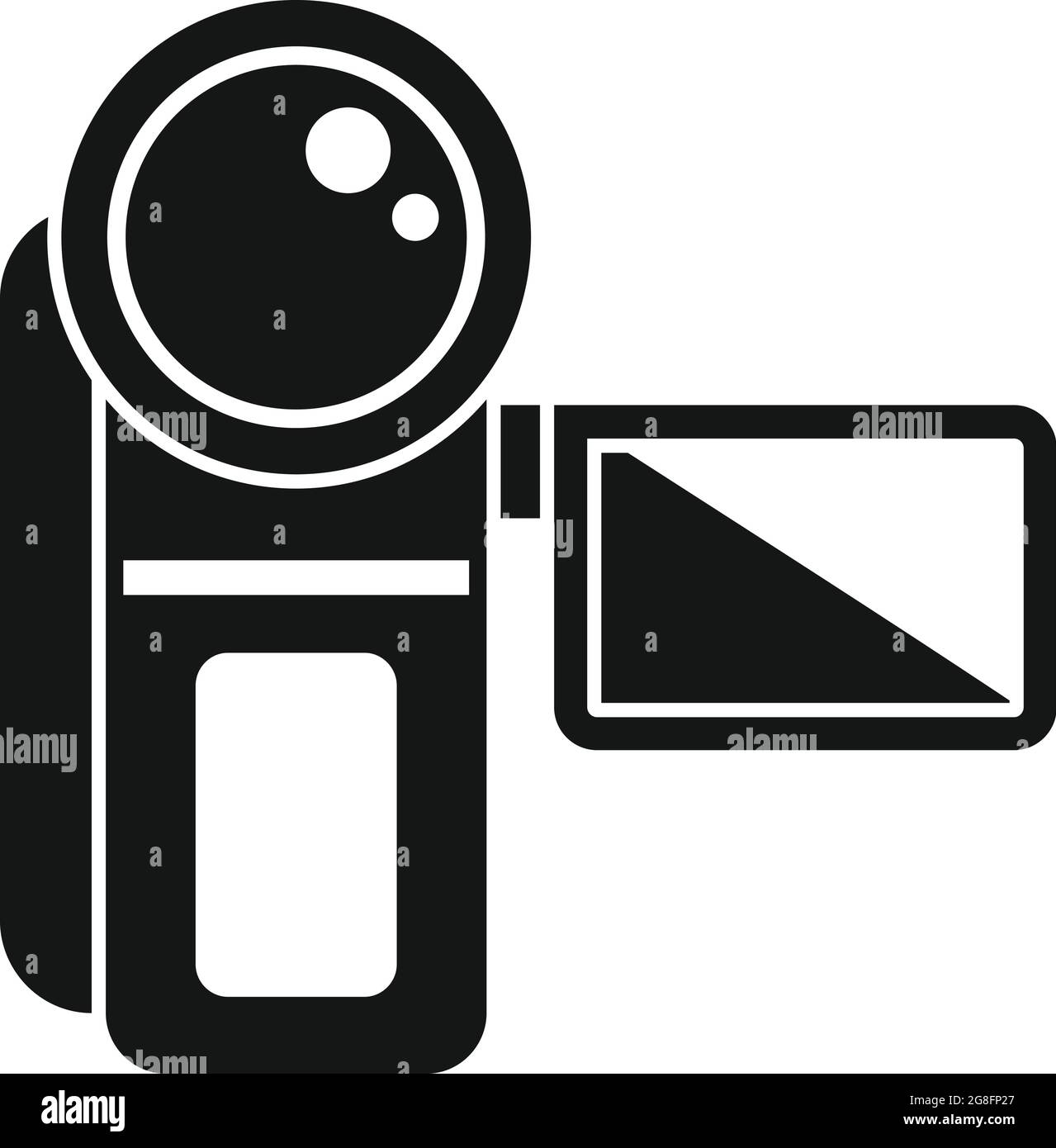 Family camera icon simple vector. Camcorder video. Tv movie photo Stock ...