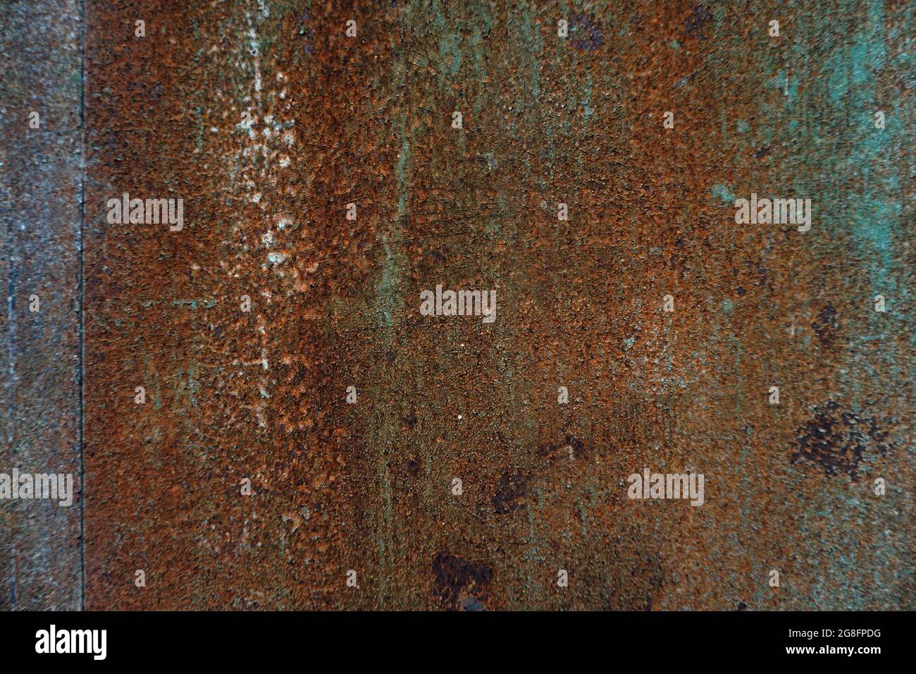 The surface of the steel plate is rusted , corrosion, weathered ...