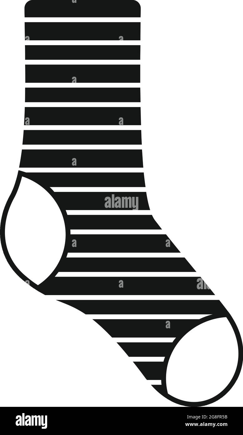 Long striped sock Cut Out Stock Images & Pictures - Alamy