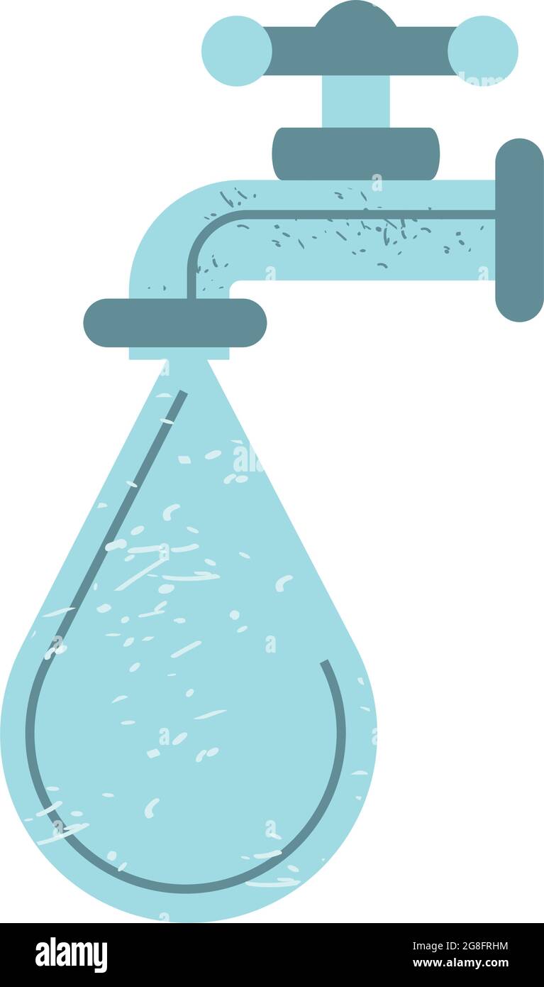 tap and water drop Stock Vector Image & Art - Alamy