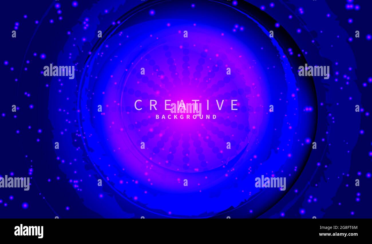 Blue esoteric space poster. Template for mystical poster. Sky Light ...