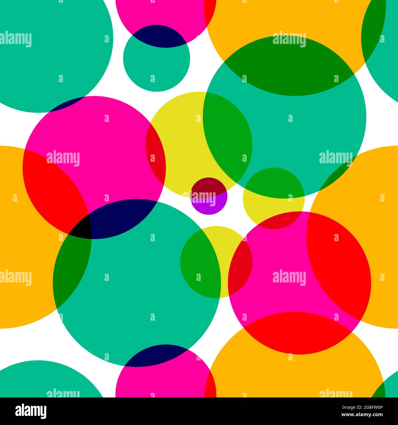 Seamless pattern with circles with bright colors. Colorful background ...