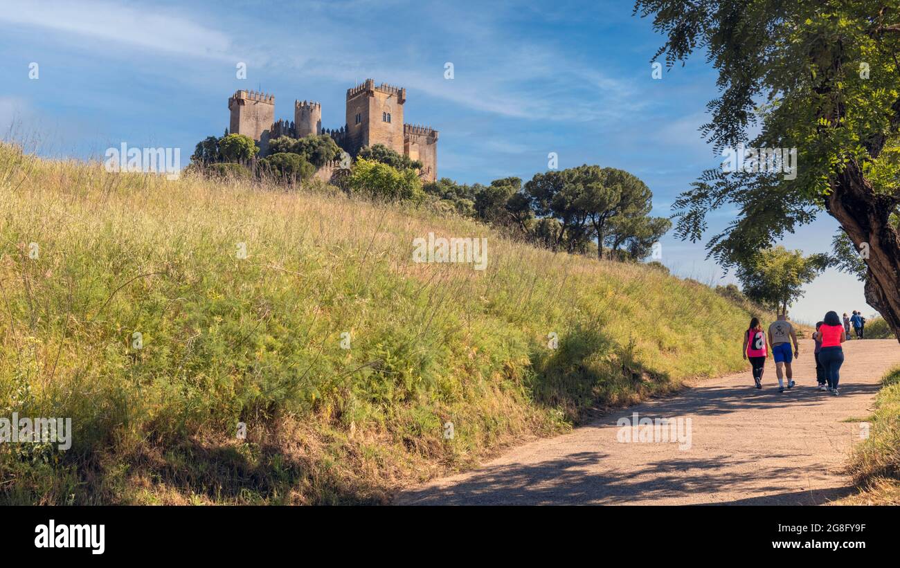 Almodovar castle. Almodovar del Rio, Cordoba Province, Andalusia, Spain ...