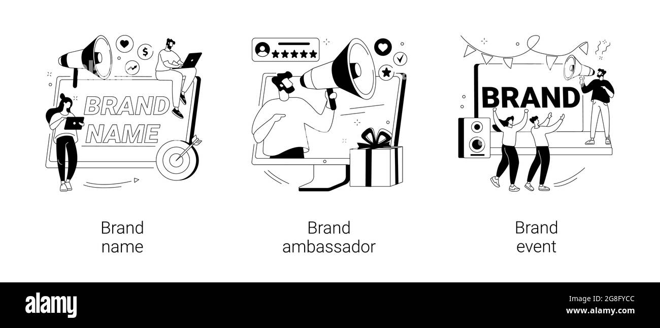 Business reputation building abstract concept vector illustrations ...