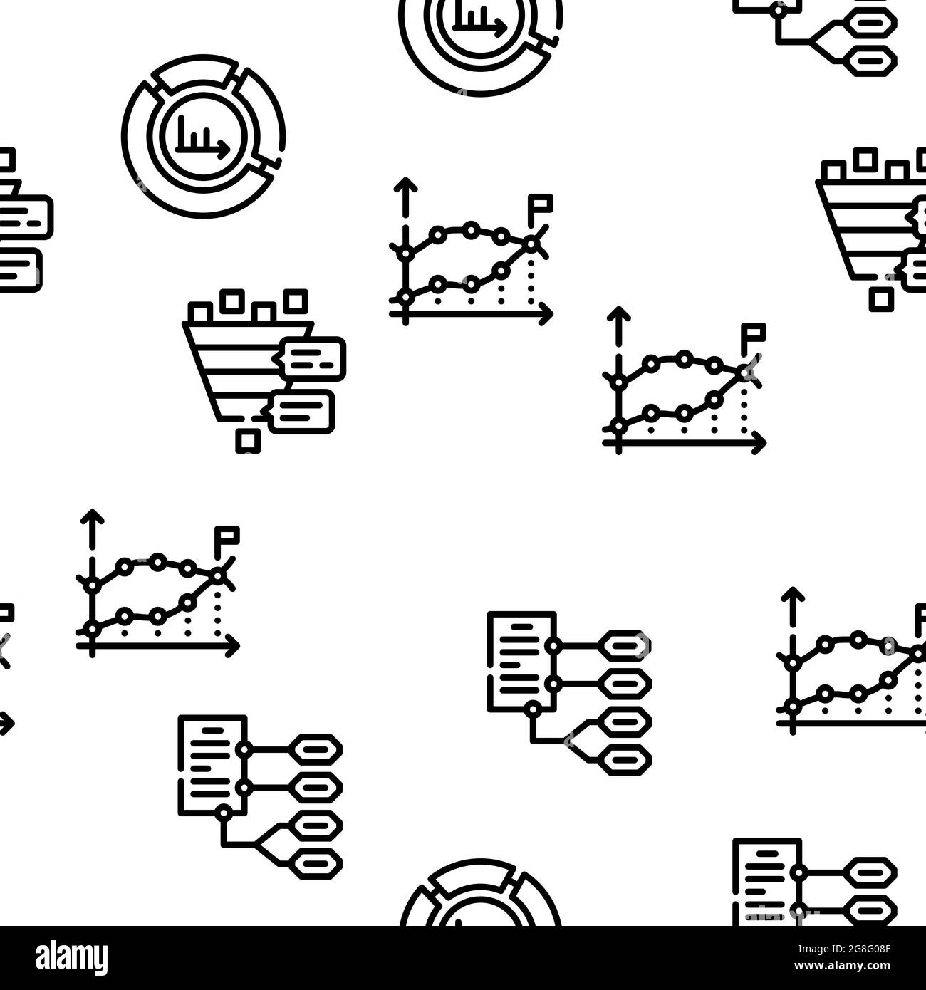 Data Analysis Diagram Vector Seamless Pattern Stock Vector Image & Art ...