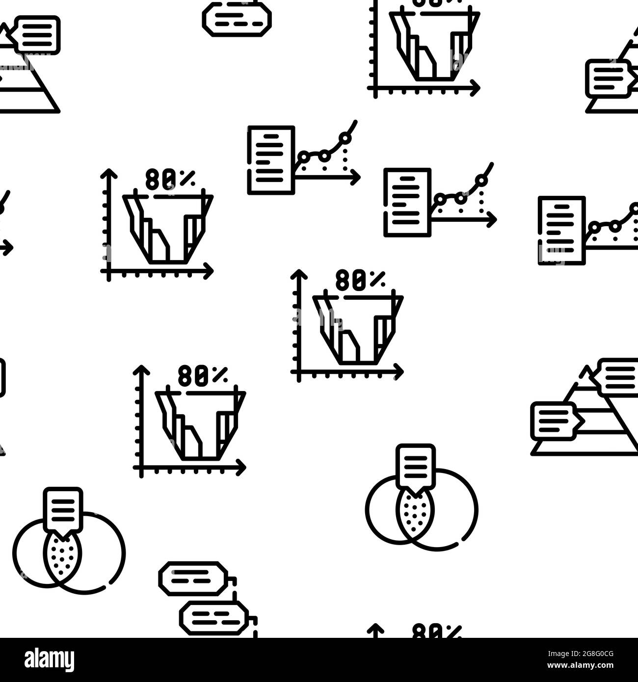 Data Analysis Diagram Vector Seamless Pattern Stock Vector Image & Art ...