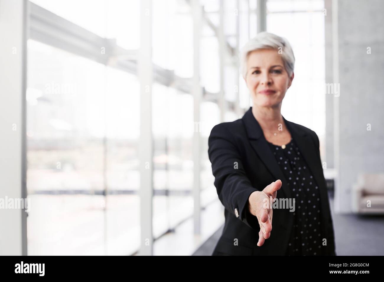 Let us shake on it Stock Photo - Alamy