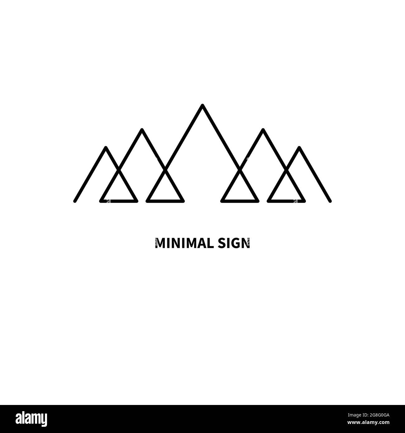 Montain vector vectors hi-res stock photography and images - Alamy