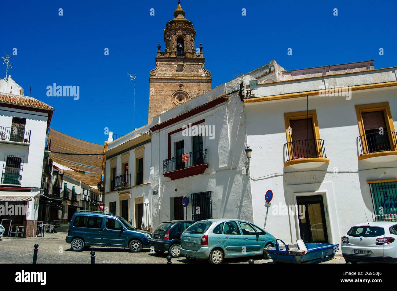 Carmona Spain July 18, 2021 Urban landscape of Carmona called The ...