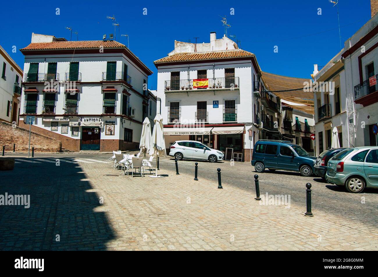 Carmona Spain July 18, 2021 Urban landscape of Carmona called The ...