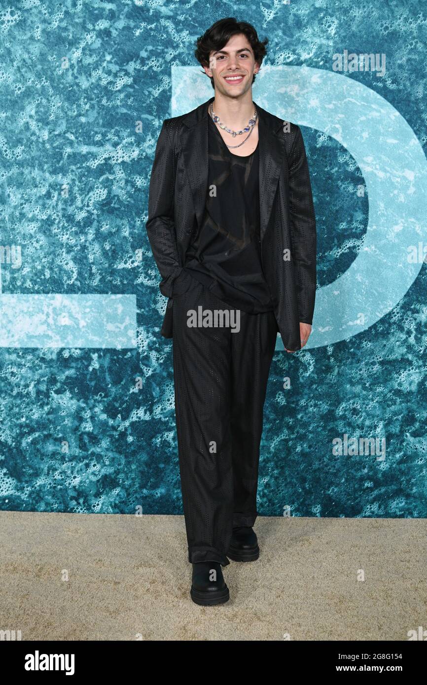 Gage Gomez attends the premiere of "Old" at Jazz at Lincoln Center on ...