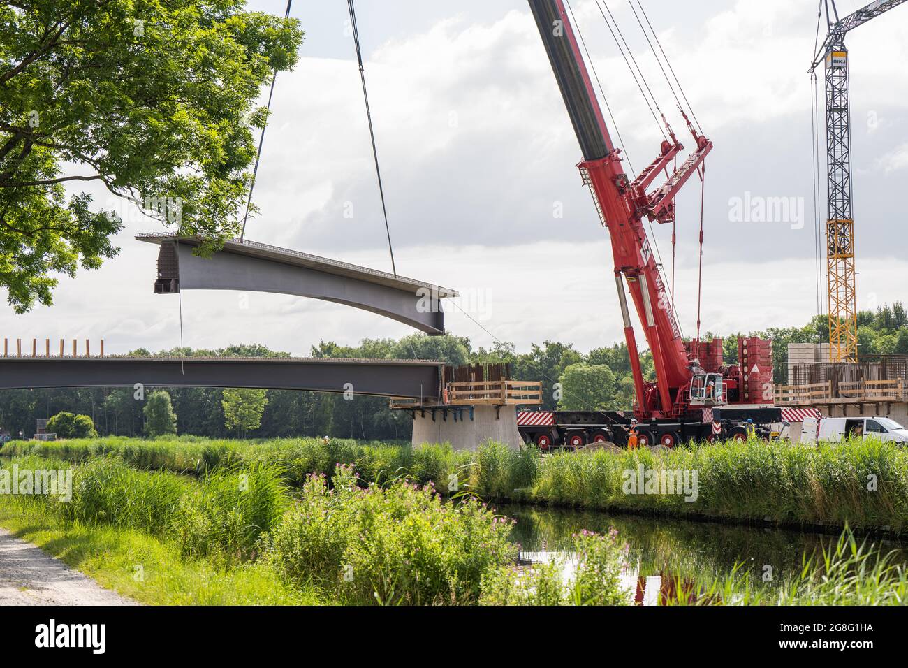Sande, Germany. 20th July, 2021. As part of the Sande railway ...