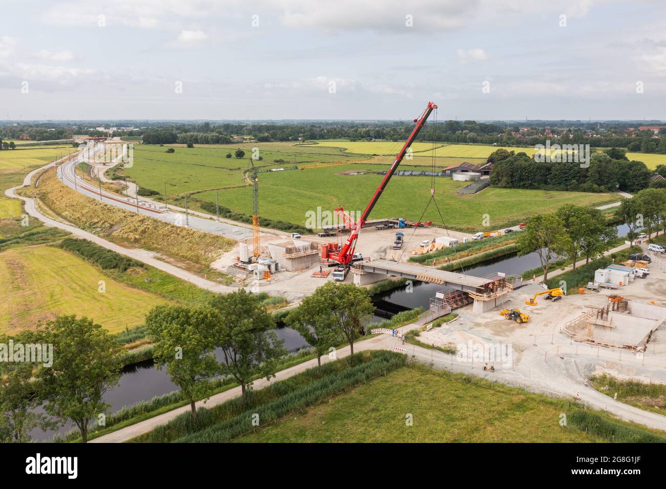 Sande, Germany. 20th July, 2021. As part of the Sande railway ...