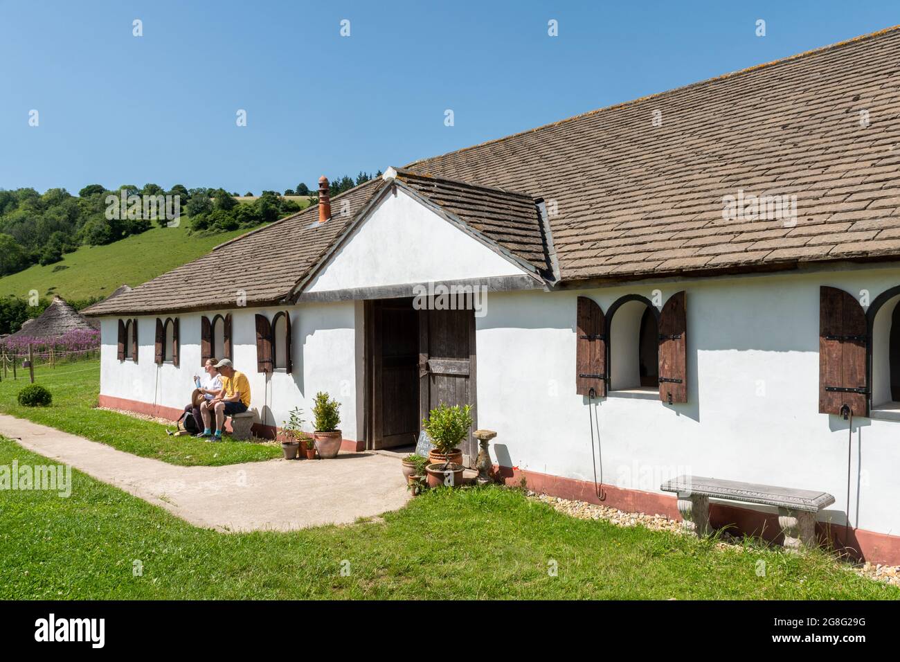 Roman villa reconstruction hi-res stock photography and images - Alamy