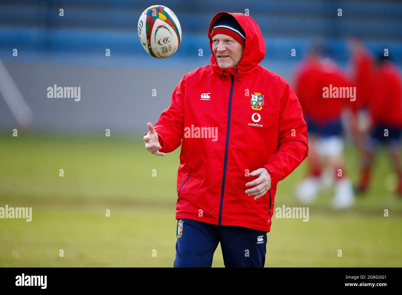 Neil Jenkins (Kicking Coach) British & Irish Lions during the training ...