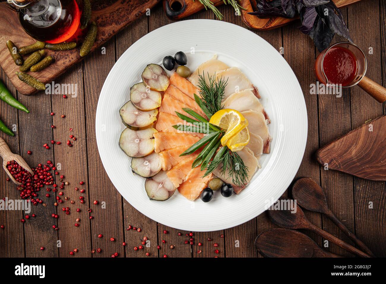 Smoked fish platter hi-res stock photography and images - Alamy