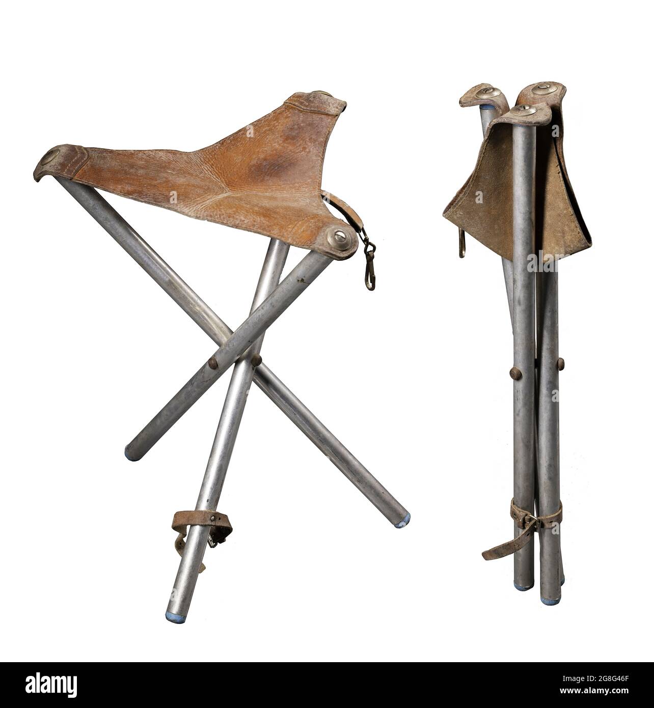 Folding fishing stool for sitting. Handy accessories for anglers and ...