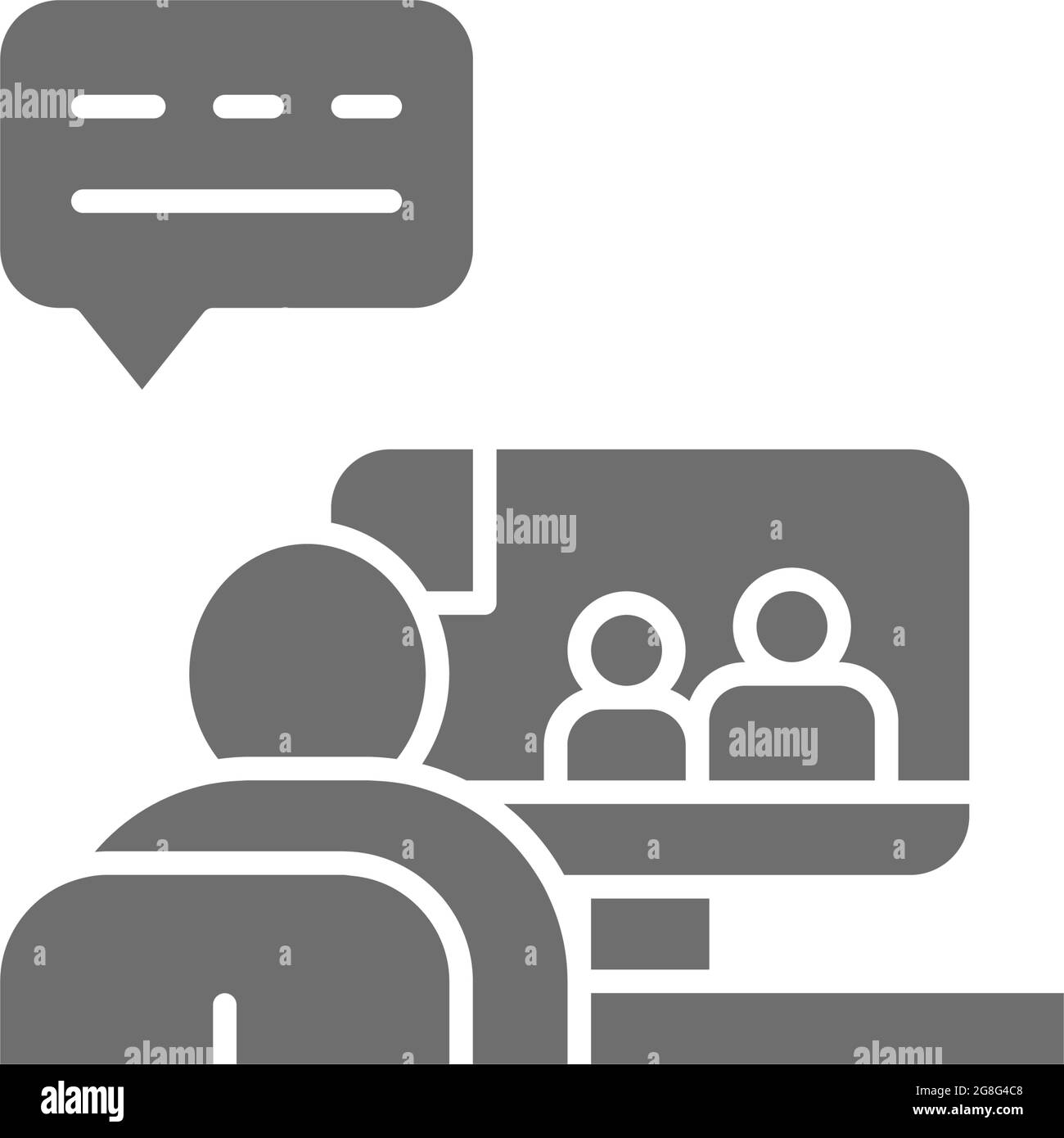 Talking on phone home Stock Vector Images - Alamy