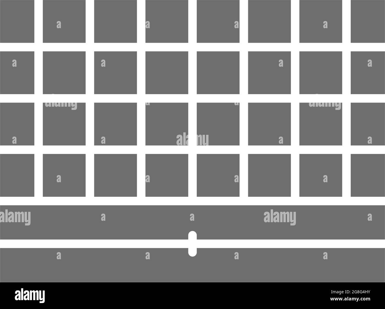 Vector chess board, portable game grey icon Stock Vector Image & Art ...
