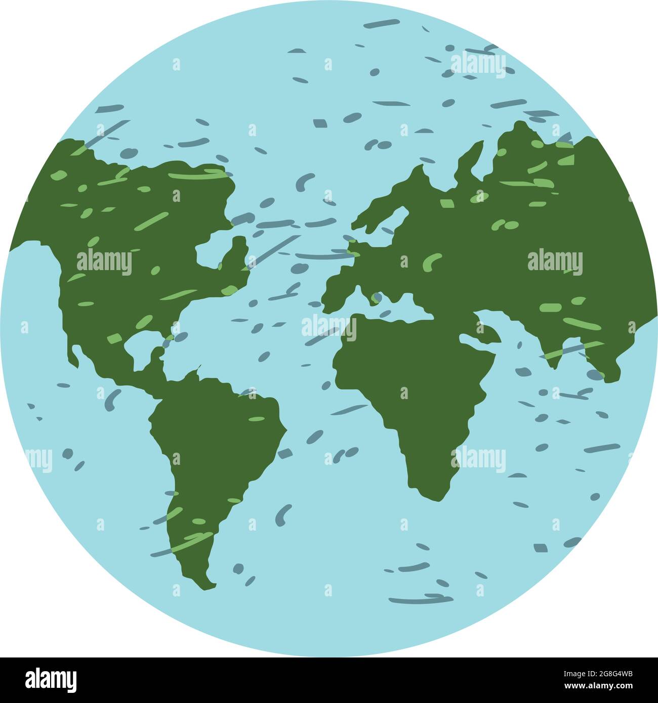 ecology planet map Stock Vector Image & Art - Alamy
