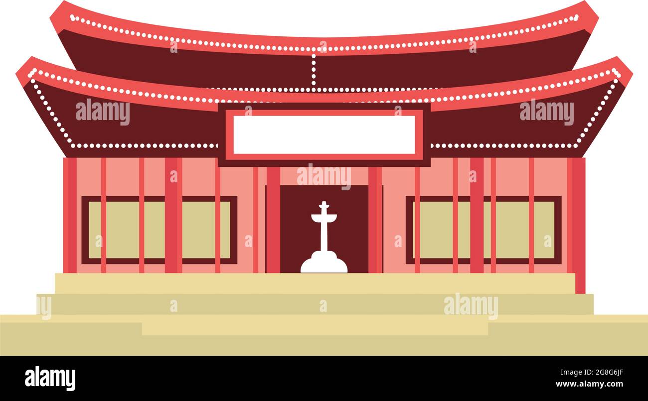 traditional korean temple Stock Vector Image & Art - Alamy